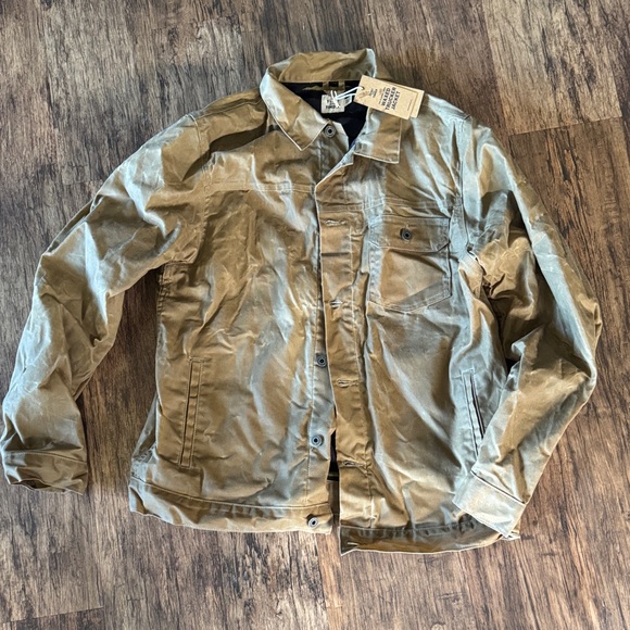Huckberry | Jackets & Coats | Mens Tan Huckberry Waxes Trucker Jacket ...